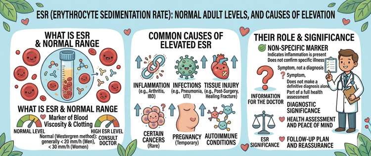 ESR Blood Test: Normal Range and Causes of Elevated Values